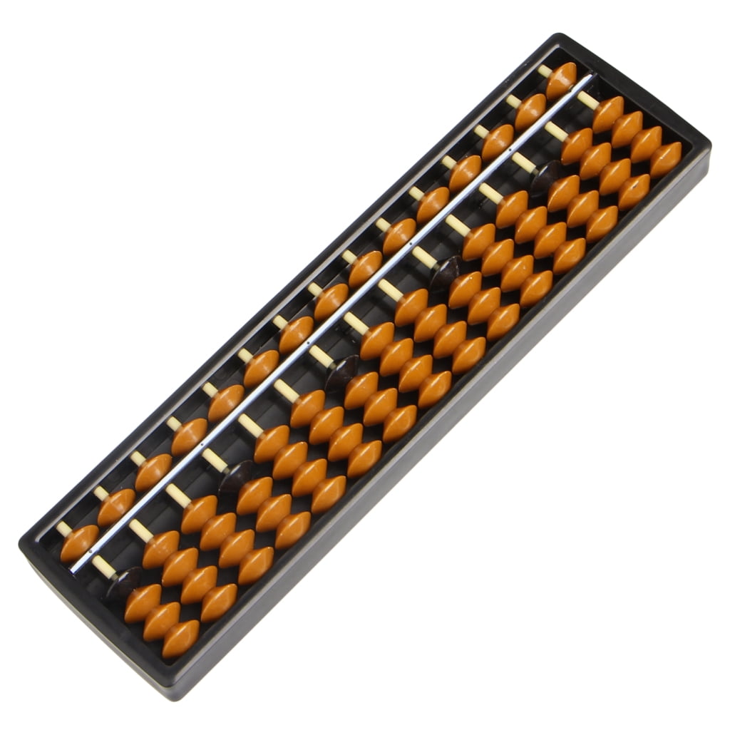 Sinyiin Plastic Abacus 15 Digits Arithmetic Tool Kid's Math Learn Aid ...