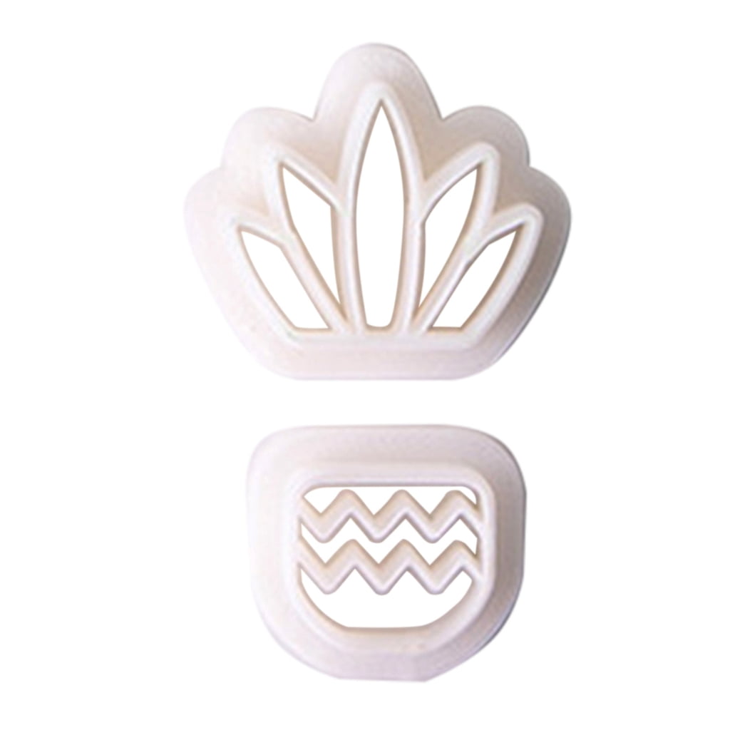 Sinyiin Plastic Clay Cutters Pendant Cutting Molds Soft Pottery Cutting ...