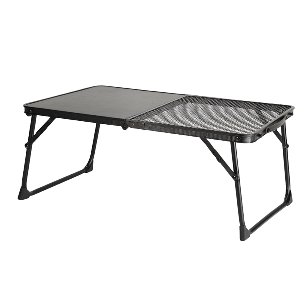 Sinyiin Portable Camping Tables Outdoor Half Mesh Folding Table for ...
