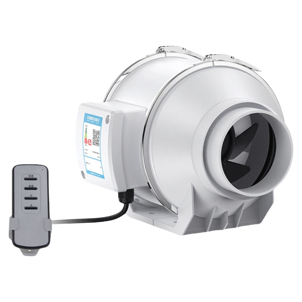 Sinyiin Powerful 4Inch Inline Duct Boosters Fan Quiet Inline Fan Office ...