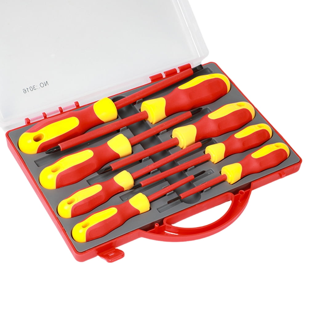 Sinyiin Professional 8 in 1 Insulated Screwdriver Kit With ...