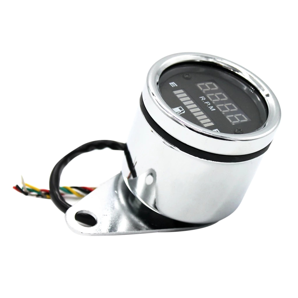 Sinyiin Professional Riders' Essential 12V LCD Motorcycle Gauge LED ...