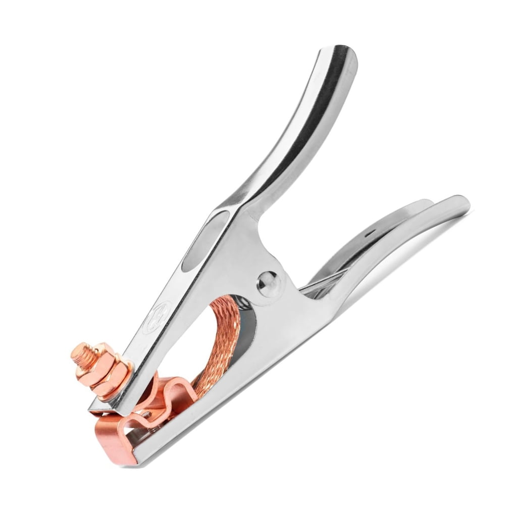 Sinyiin Professional Welding Grounding Clamp 500A Braided Shunt Copper ...