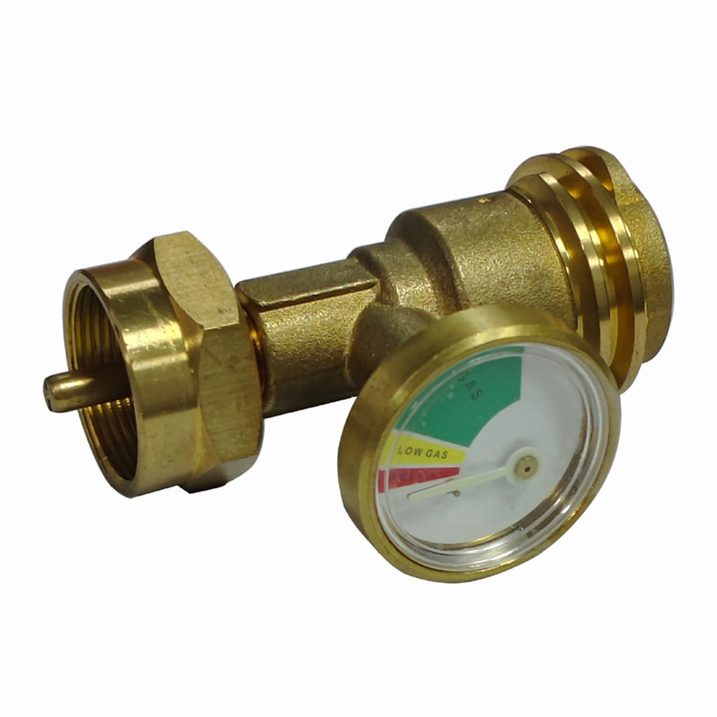 Sinyiin Propane Tank Gauge Adapter Level Indicator Universal Brass ...