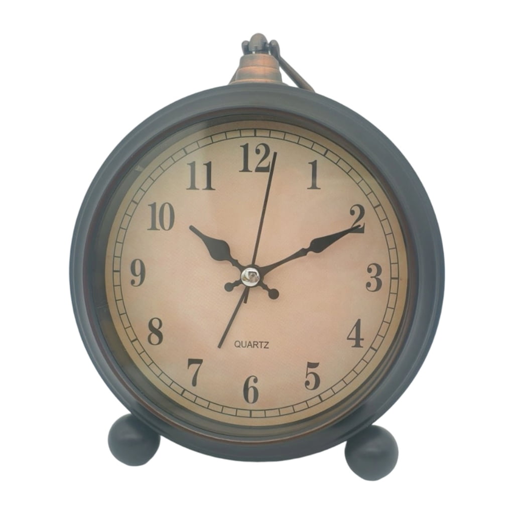 Sinyiin Quiet Movements 5inch Alarm Clock With Soft Glowing Night Light ...