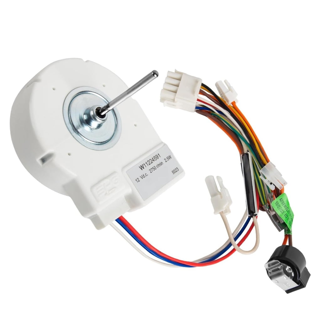Sinyiin Quiet Refrigerator Evaporator Fan Motor for W11224591 Freezer ...