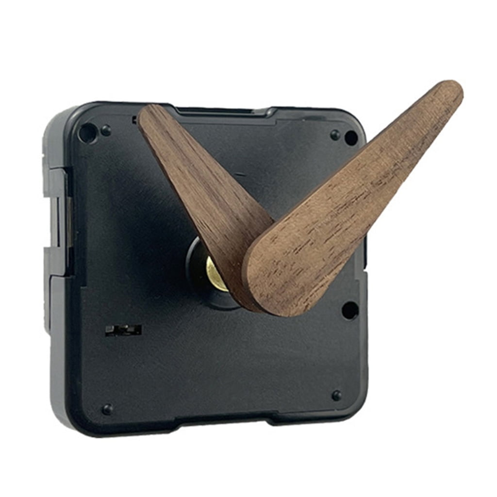 Sinyiin Quiet Wall Clock Movement Mechanism with Wood Hands for Creative Decors Clock Movement ...