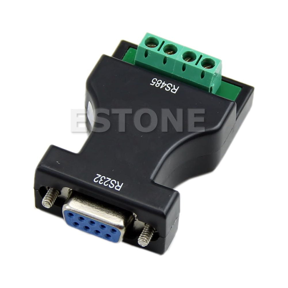 Sinyiin RS-232 RS232 to RS-485 RS485 Interface Serial Adapter Converter New - Walmart.com