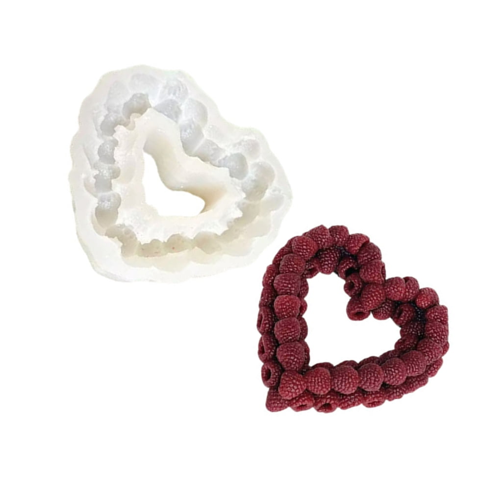 Sinyiin Raspberry Themed Cake Decorators Molds Silicone with Realistic ...