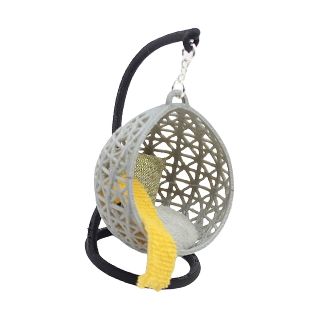 Sinyiin Realistic Furniture Model for Dollhouses Bedroom Hanging Chair ...
