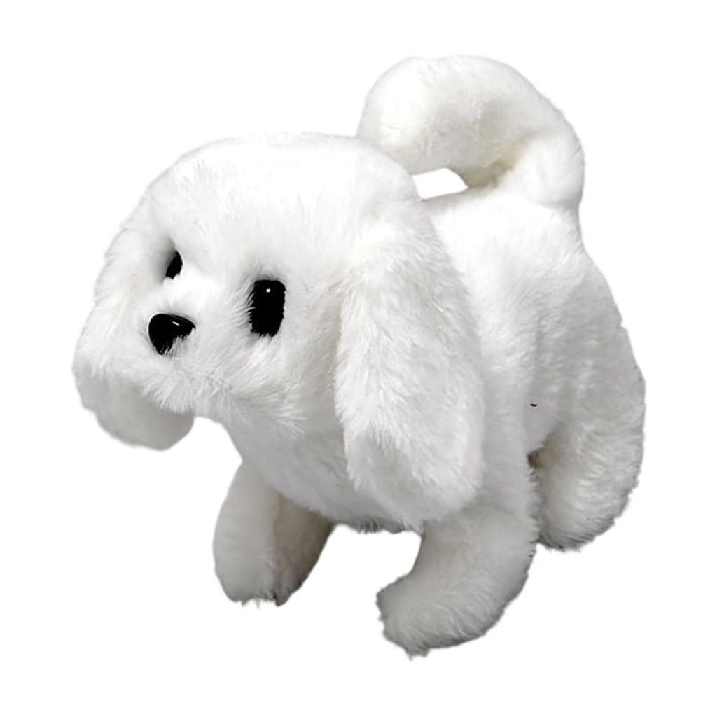Sinyiin Realistic Plush Robotic Dog Companion Doll Simulation Sound ...