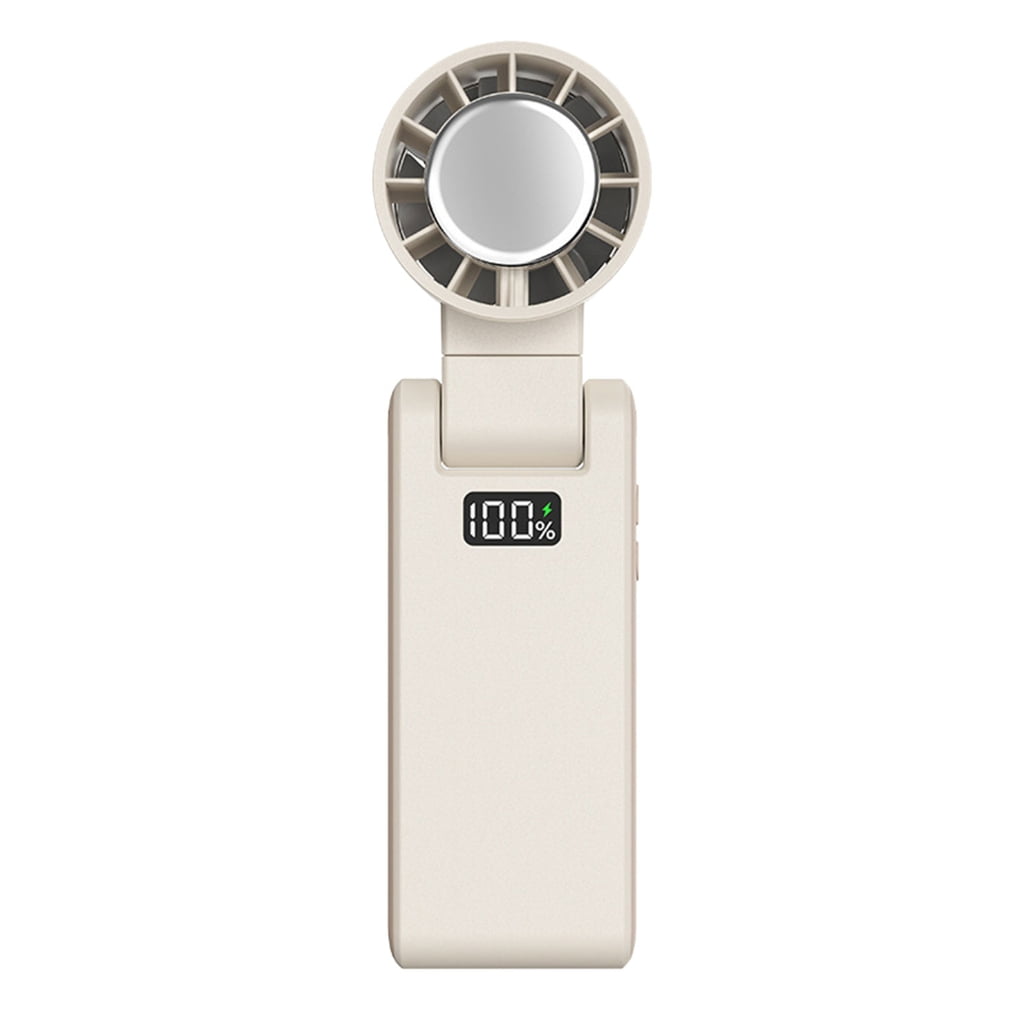 Sinyiin Rechargeable Handheld Fan with Cold Compress Digital Display ...