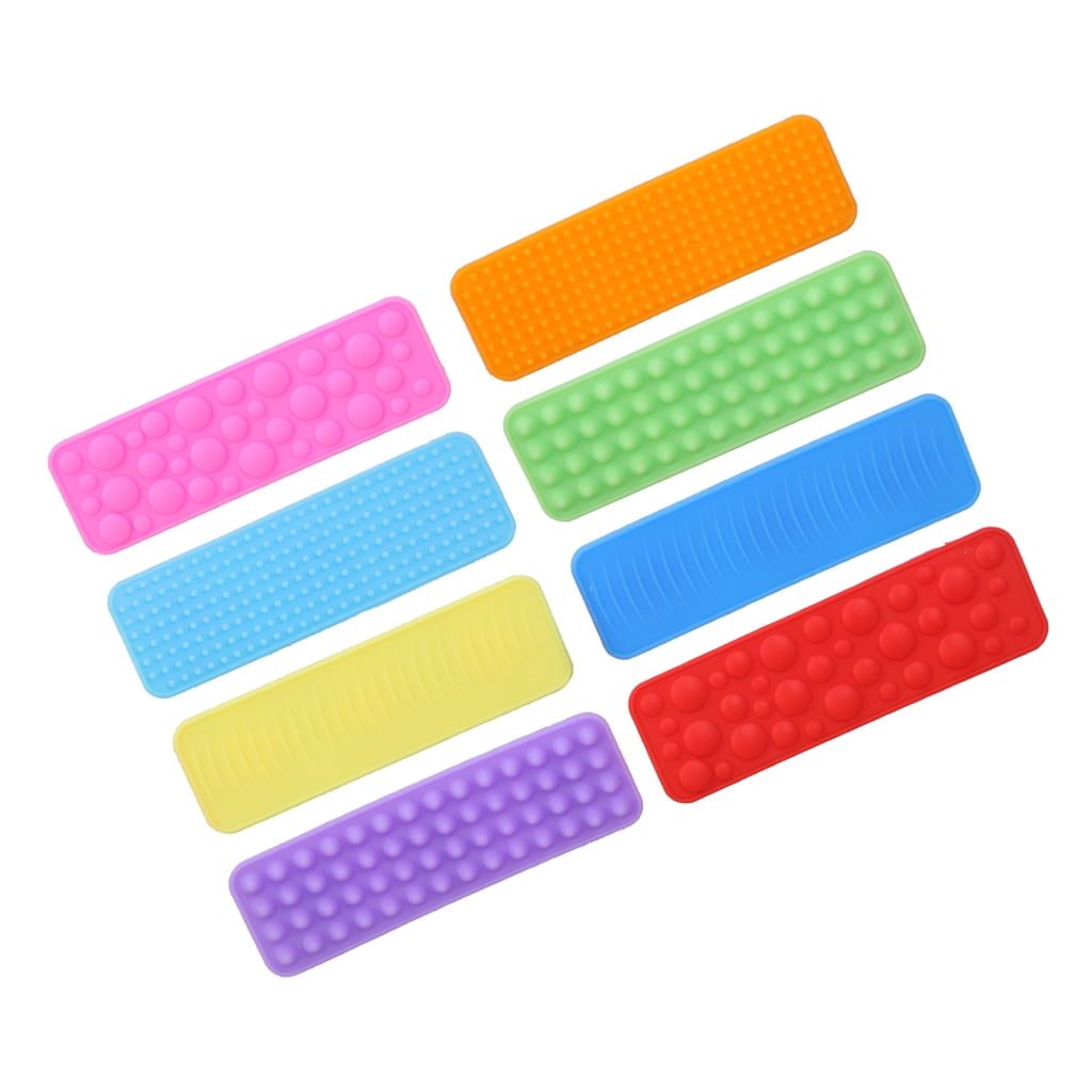 Sinyiin Set Of 8 Engaging Textured Pads Sensory Toy For School Kids ...