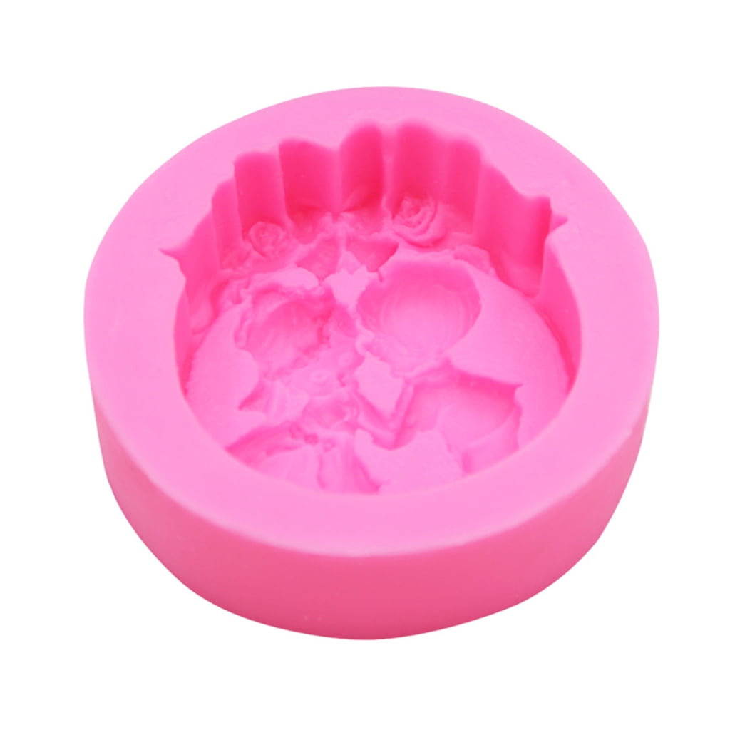Sinyiin Silicone DIY Crafts Moulds Hand-Making Soap Mold Girl and Boy ...