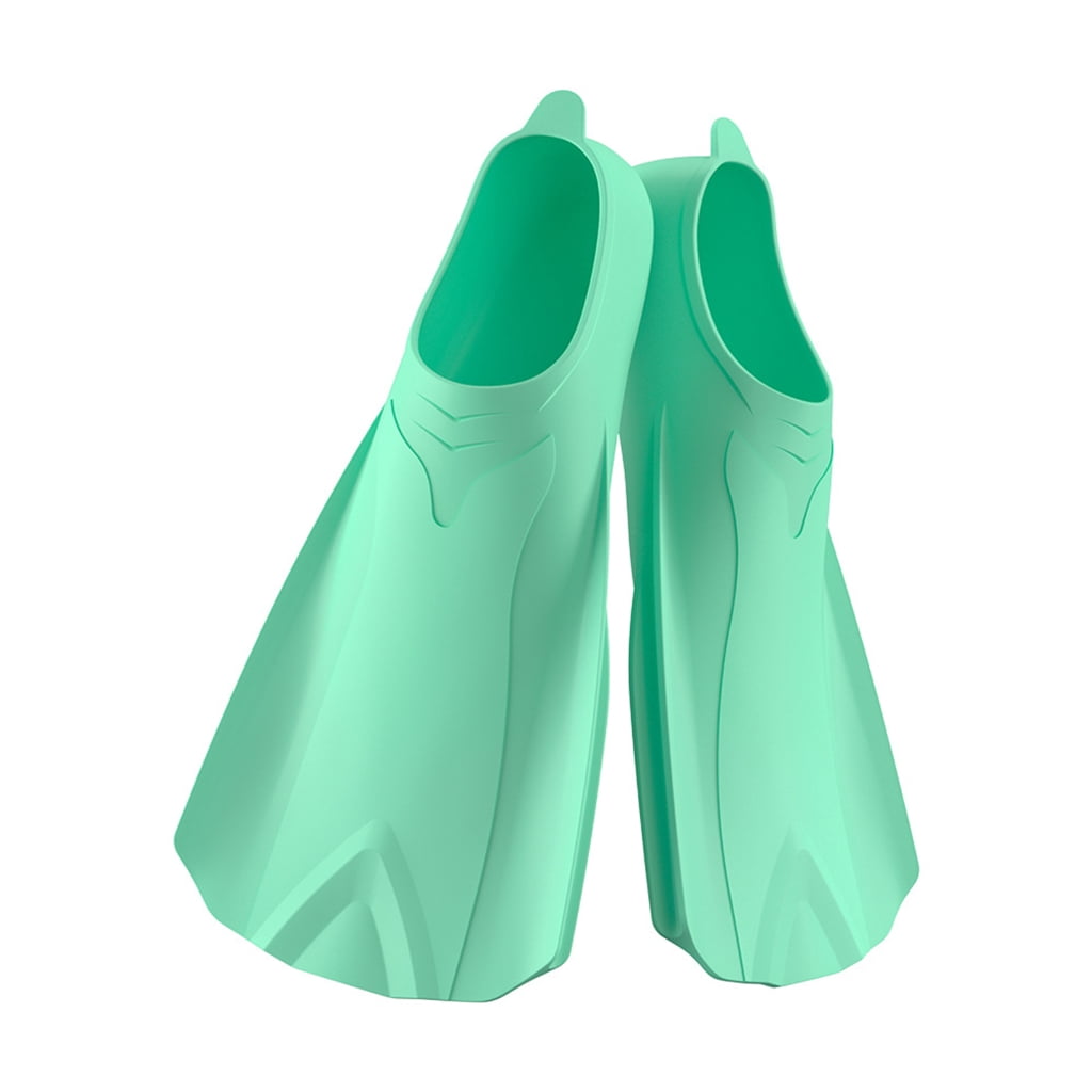 Sinyiin Silicone Swimming Fins Swim Training Fins Travel Size Flippers ...