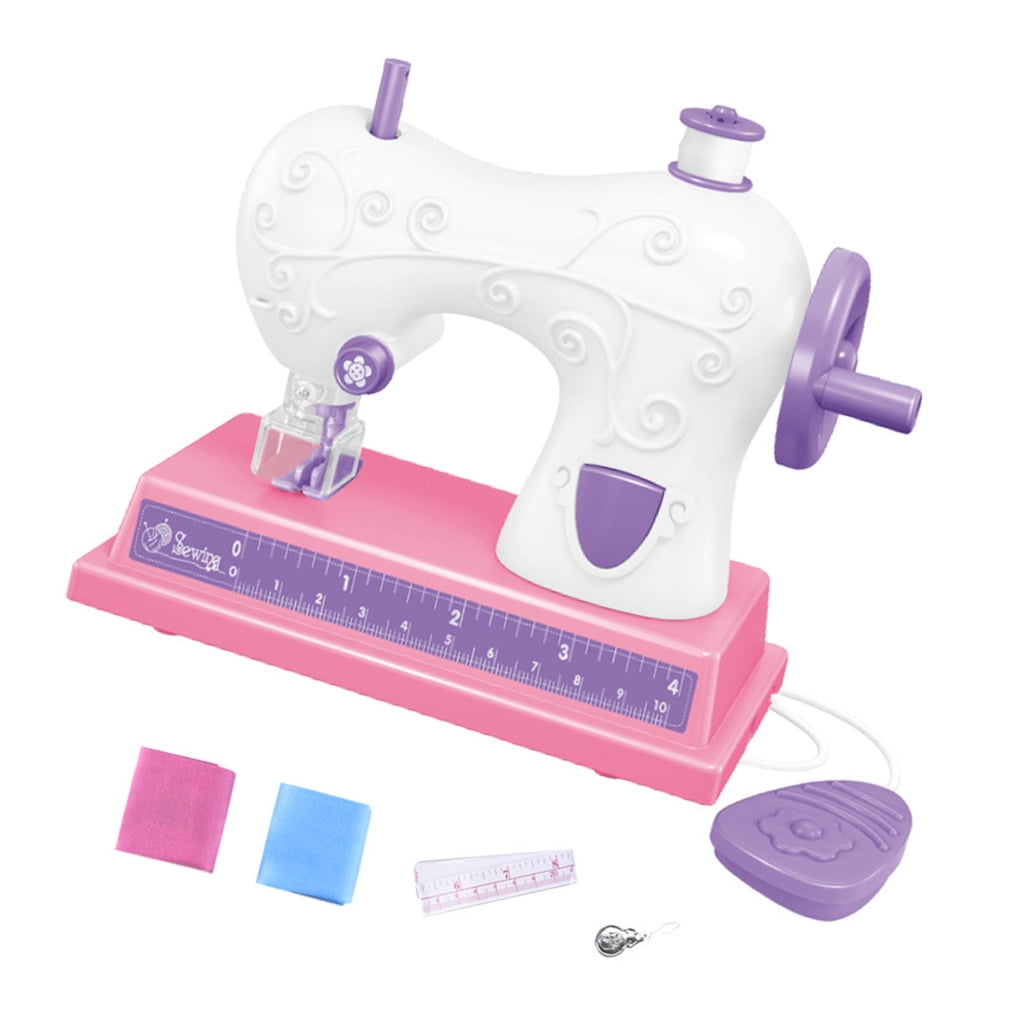 Sinyiin Simulation Pretend Play Sewing Machine Craft Toy For Kids Hands ...