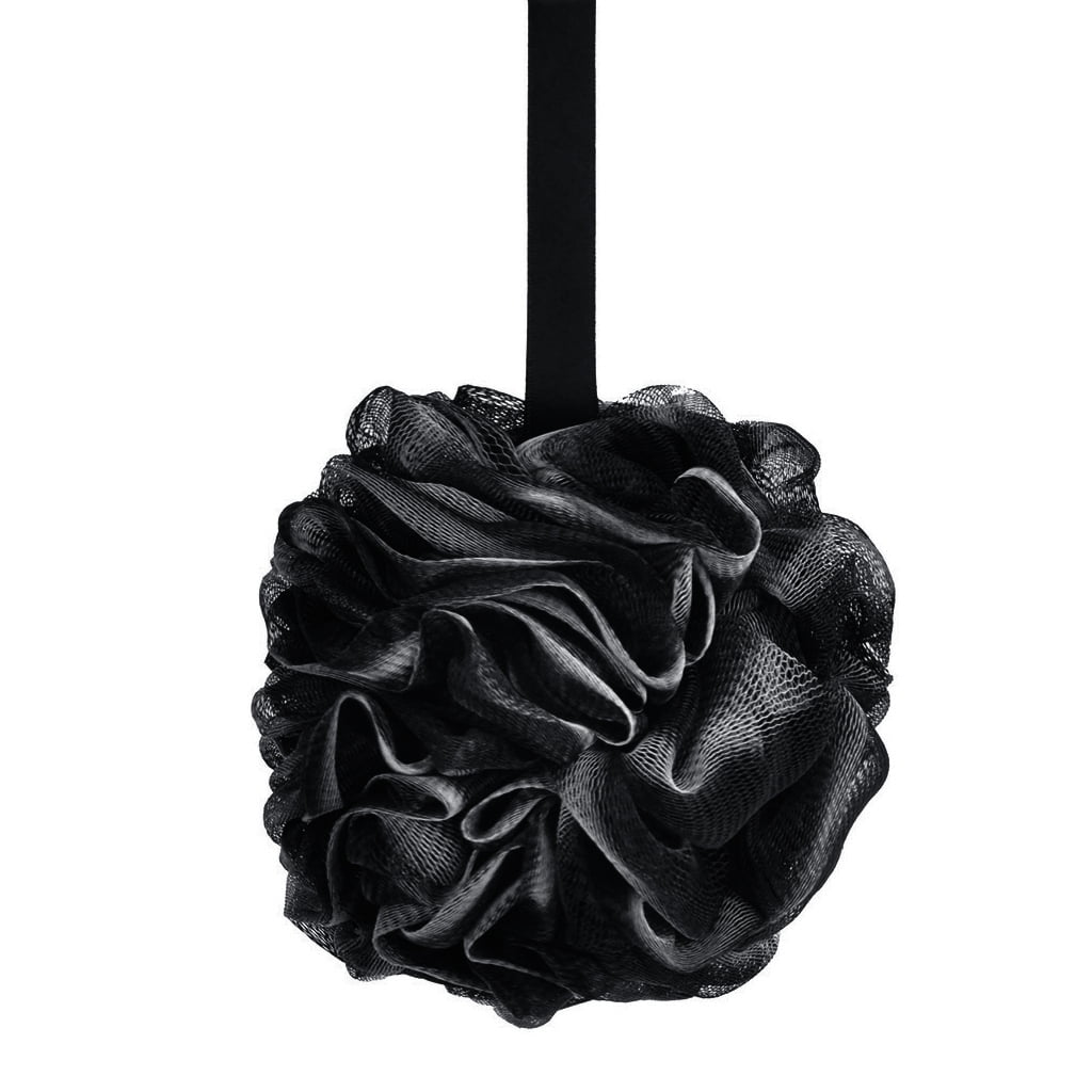 Sinyiin Soft Bamboo Charcoal Bath Ball Black Shower Loofah Sponge Mesh ...