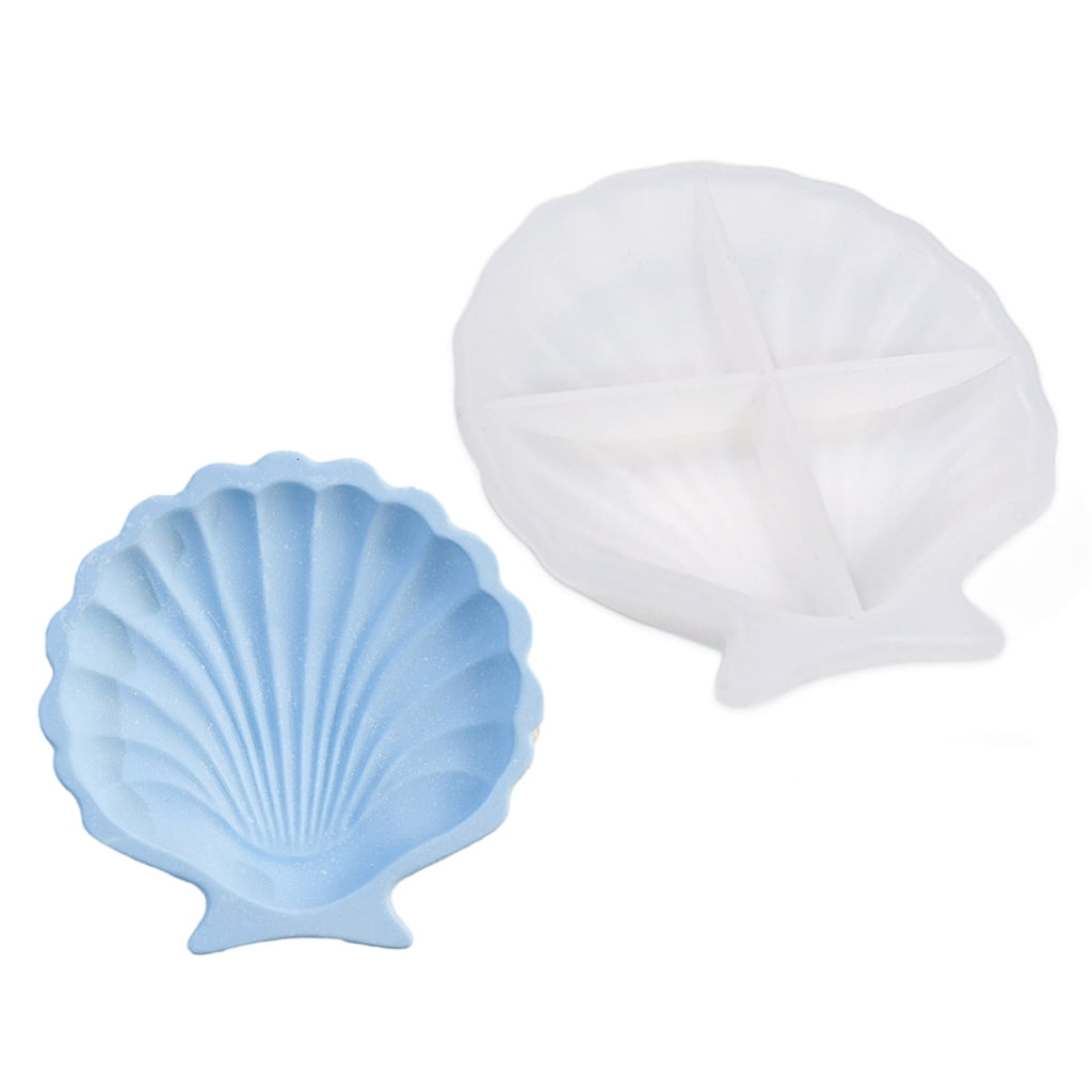 Sinyiin Soft Silicone Ocean Shell Designs Tray Mold Flexible Silicone ...