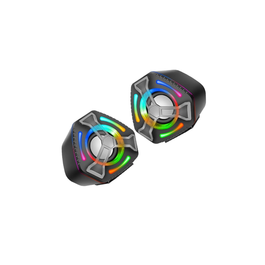 Sinyiin Space Saving Desktop Auditory System With Color Illuminating ...