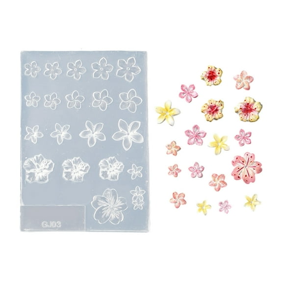 Sinyiin Sturdy Silicone Mould for Resin Plaster and Nails Making ...