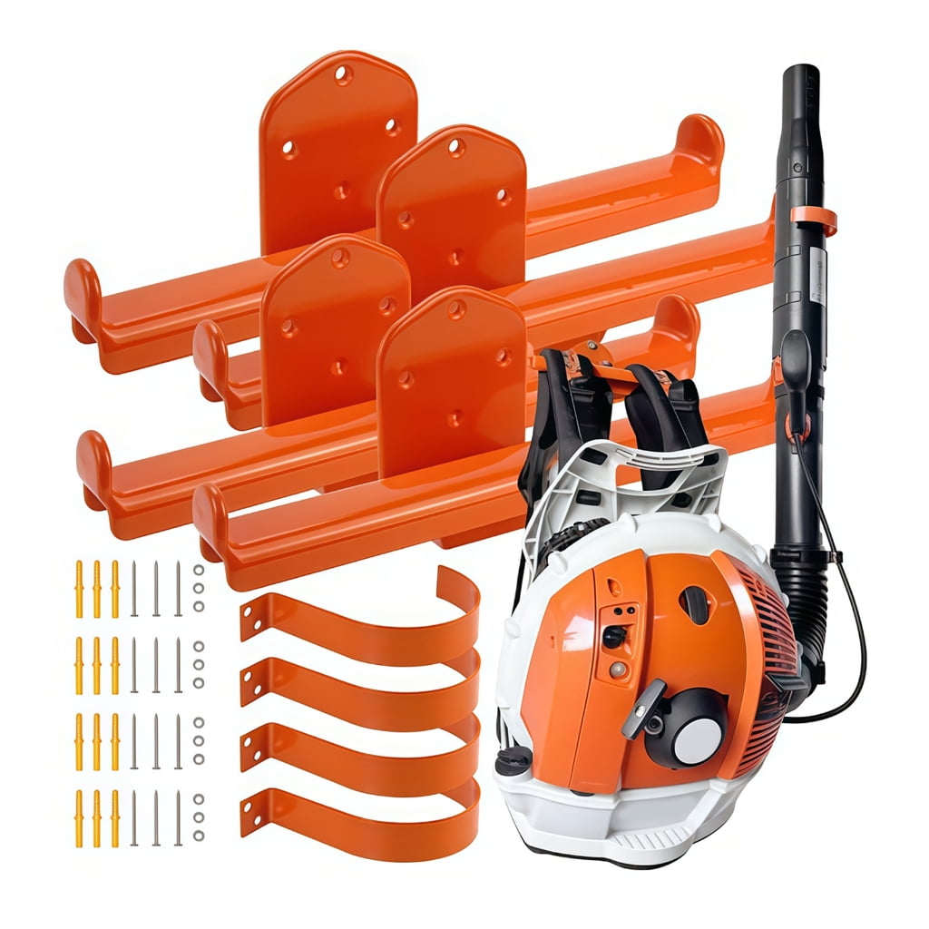 Sinyiin Sturdy Steel Rack for Backpack tool Wall Mount Supports 150 Lbs ...