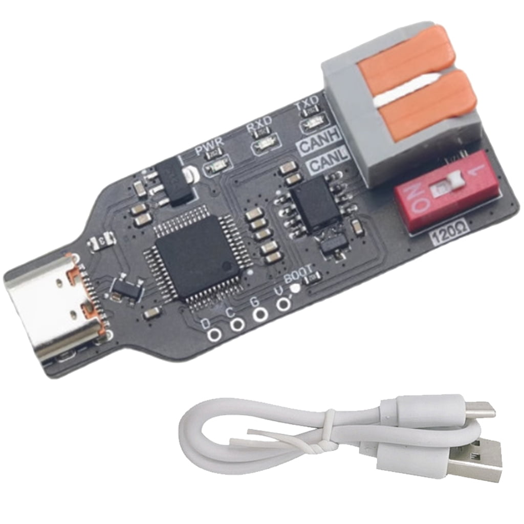 Sinyiin USB CAN Intefaced Module Compatibles PCAN Software Driverless Use Socketcan - Walmart.com
