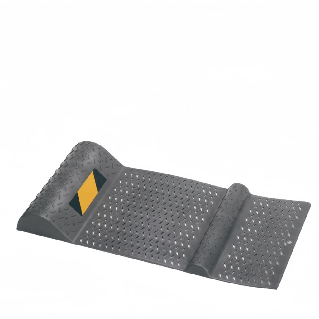Sinyiin Universal Garage Wheel Chock Antiskid Texture Surfaces Heavy ...