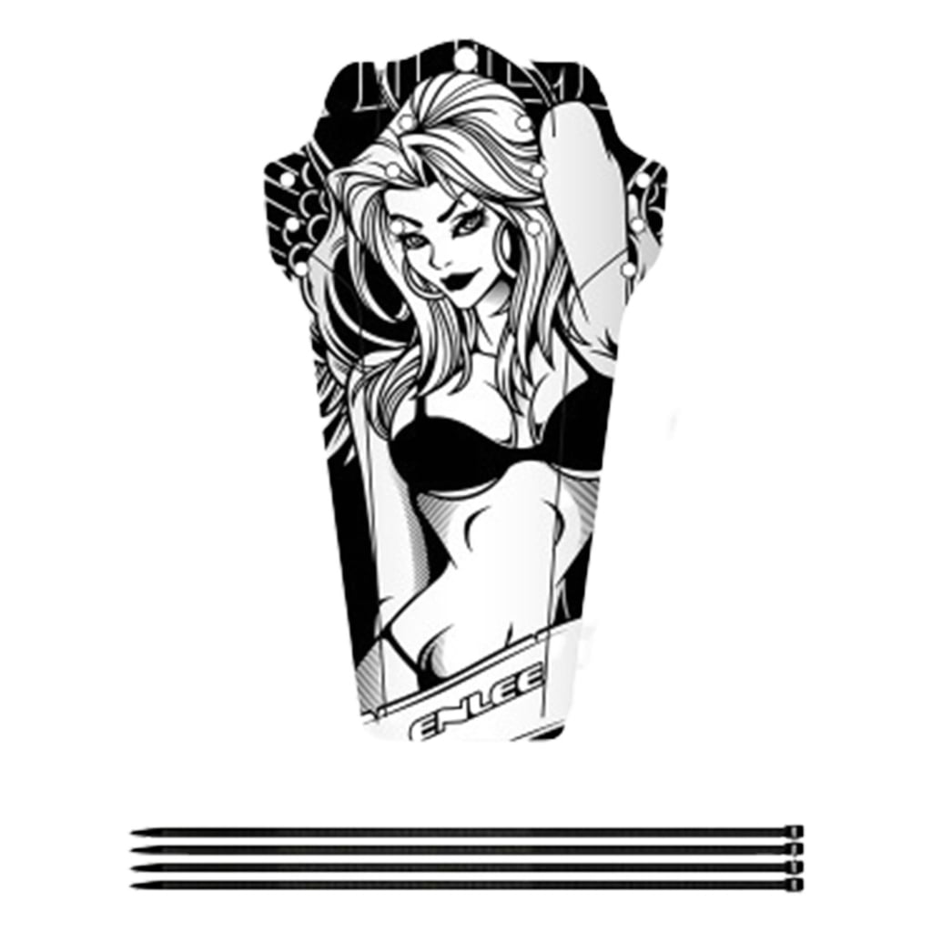 Sinyiin Universals Cycling Mud Guard Waterproofs Bicycles Mudguard Removable Road Bike Front and ...