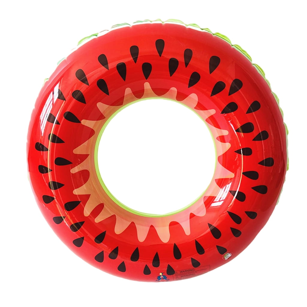 Sinyiin Watermelon Inflatable Pool Float Swimming Rings Pool Tube Toy ...