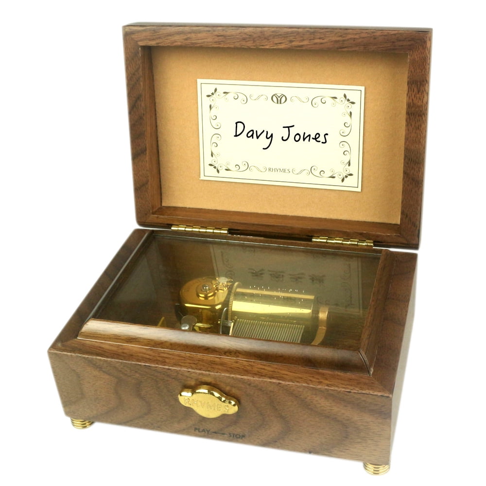 Sinzyo Vintage Wooden Music Box - 30 Notes, Davy Jones Tune ...