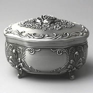 Sinzyo Heart Shaped Vintage Wood Sankyo Mechanism Musical Box Wind Up ...