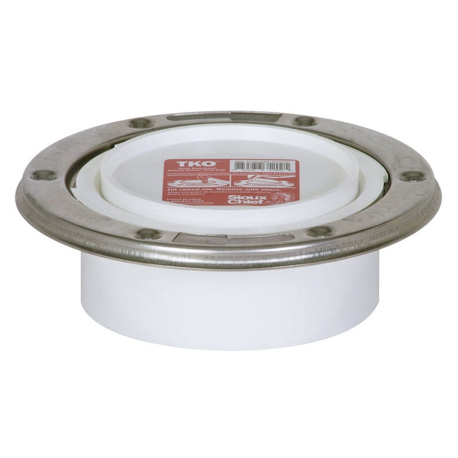 Sioux Chief 886-4PTM TKO Closet Flange, PVC, 4" - Walmart.com