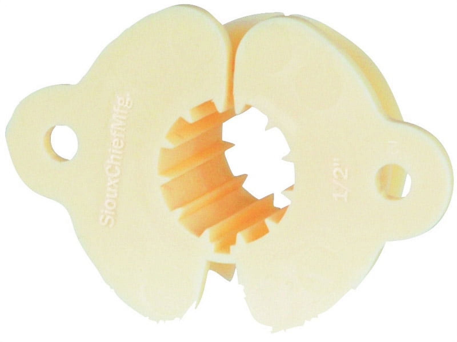 Sioux Chief 558-3PK2 EzGlide Natural Plastic Insulating CTS Pipe Clamp ...