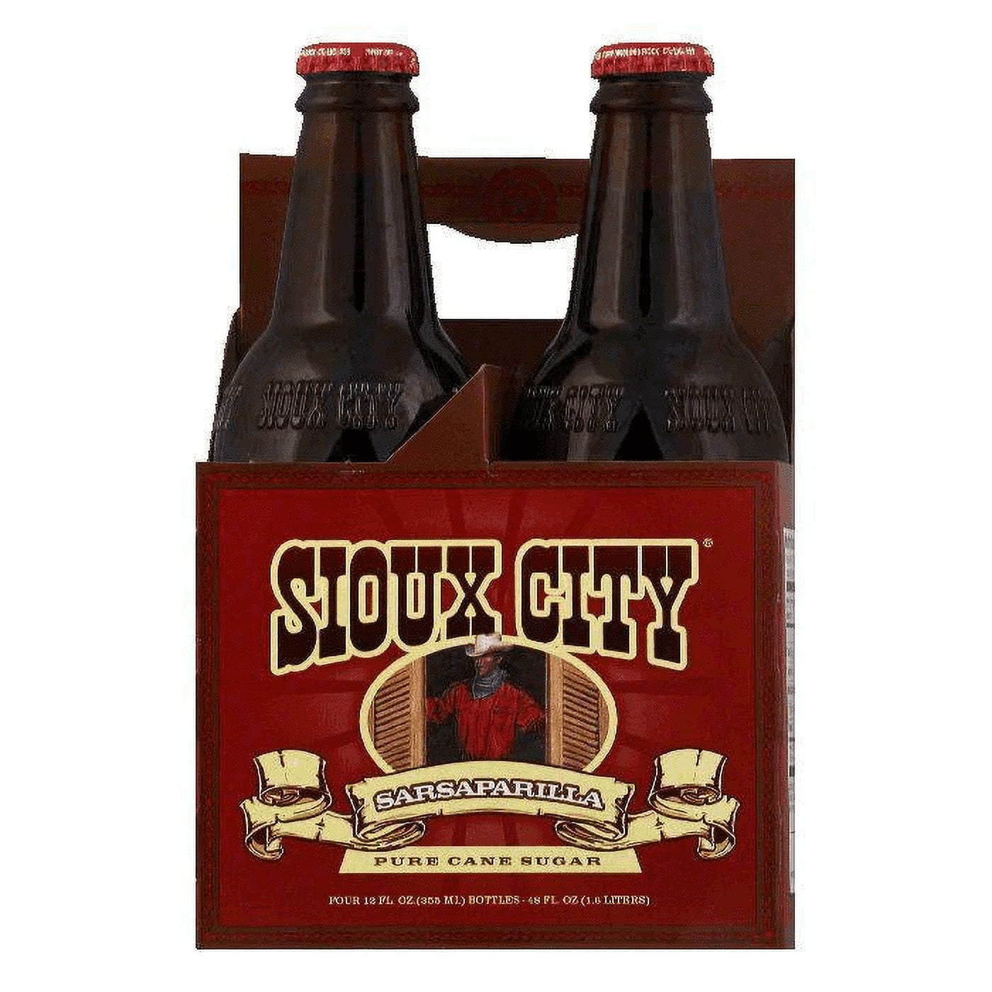 Sioux City Sarsaparilla, Pure Cane Sugar, American Saloon Style, 24 ...