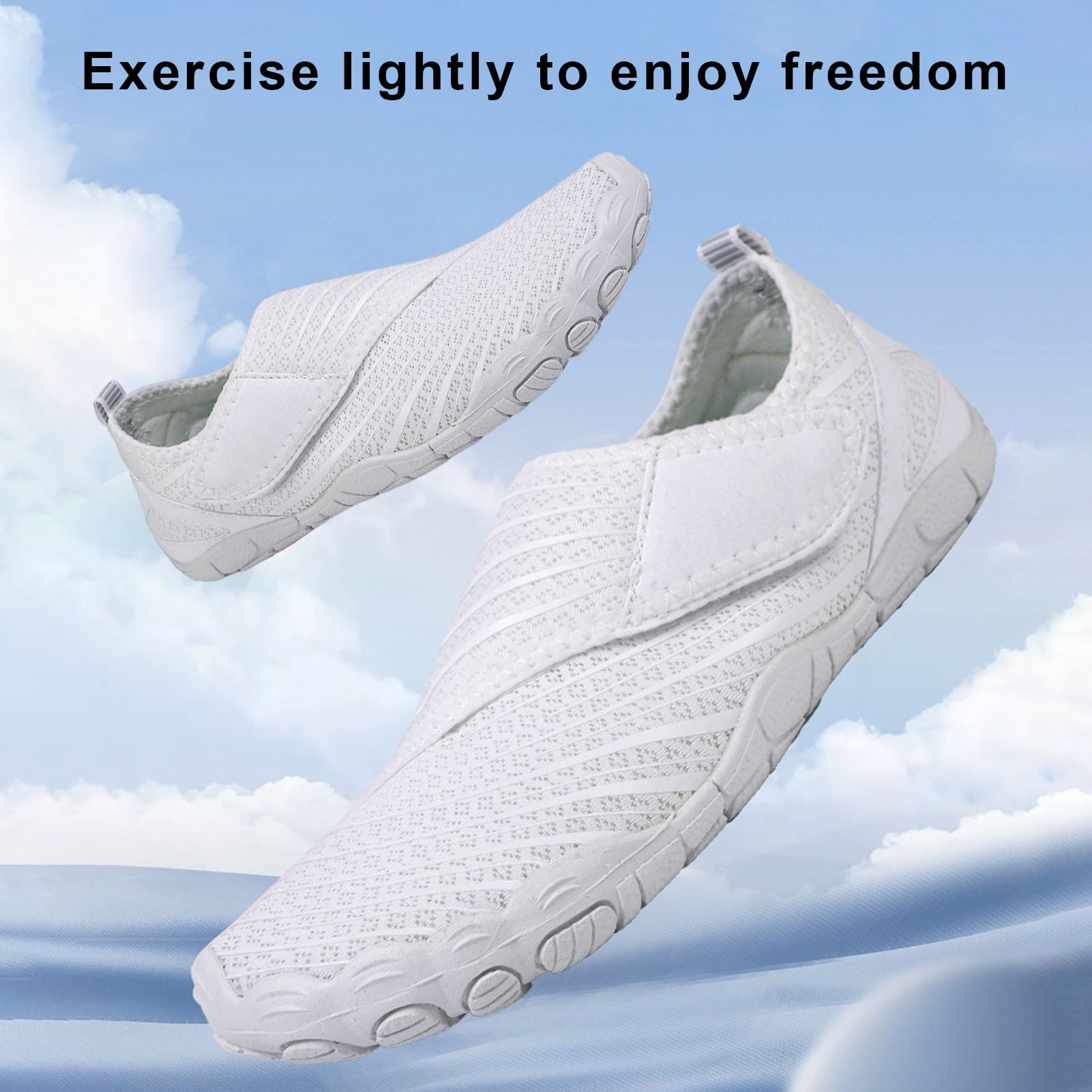 Sioweci 1 Pair Water Shoes Breathable Friendly to Skin Quick Dry All ...