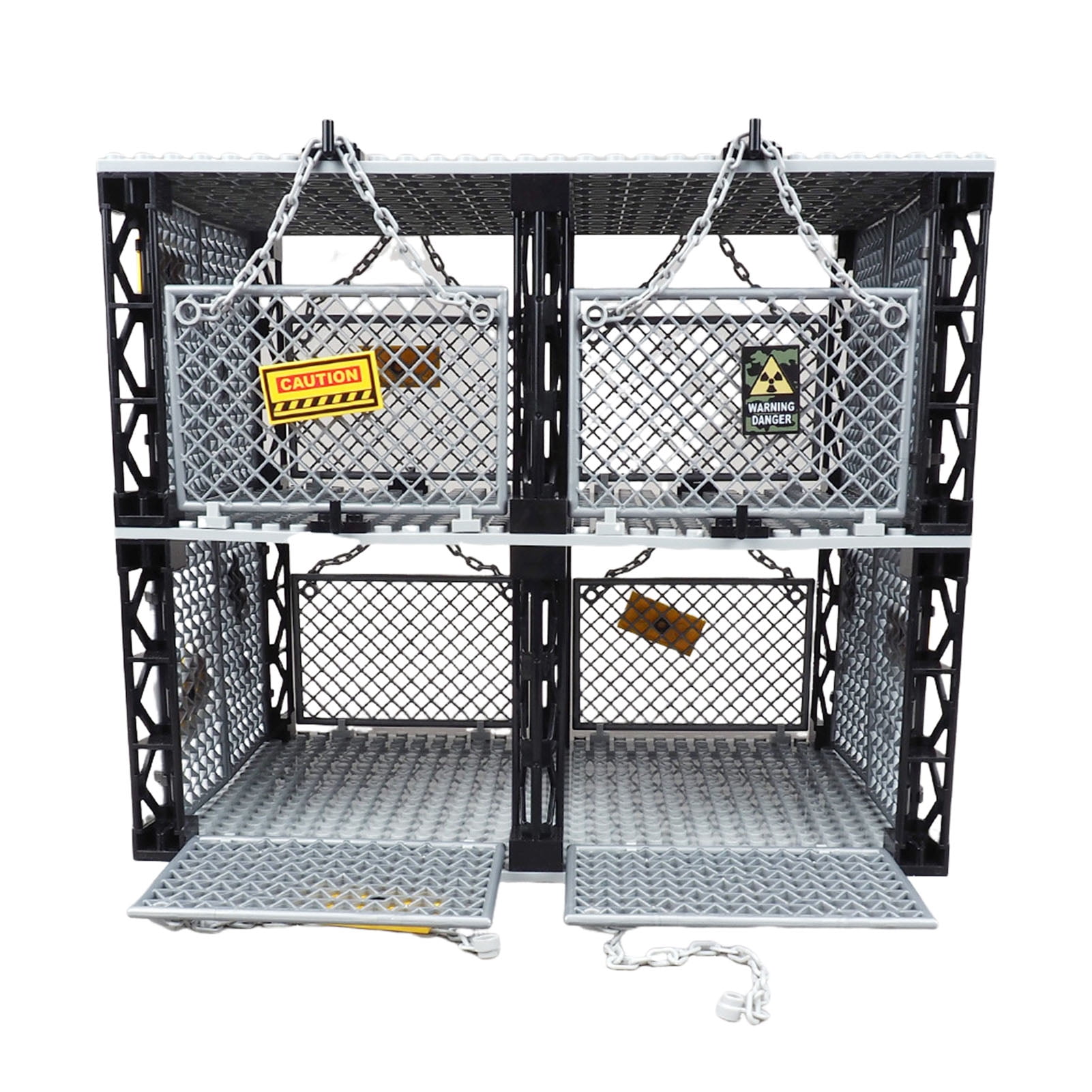 Sioweci 1 Set Double Layers Cage Building Block Toy Educational Closed ...