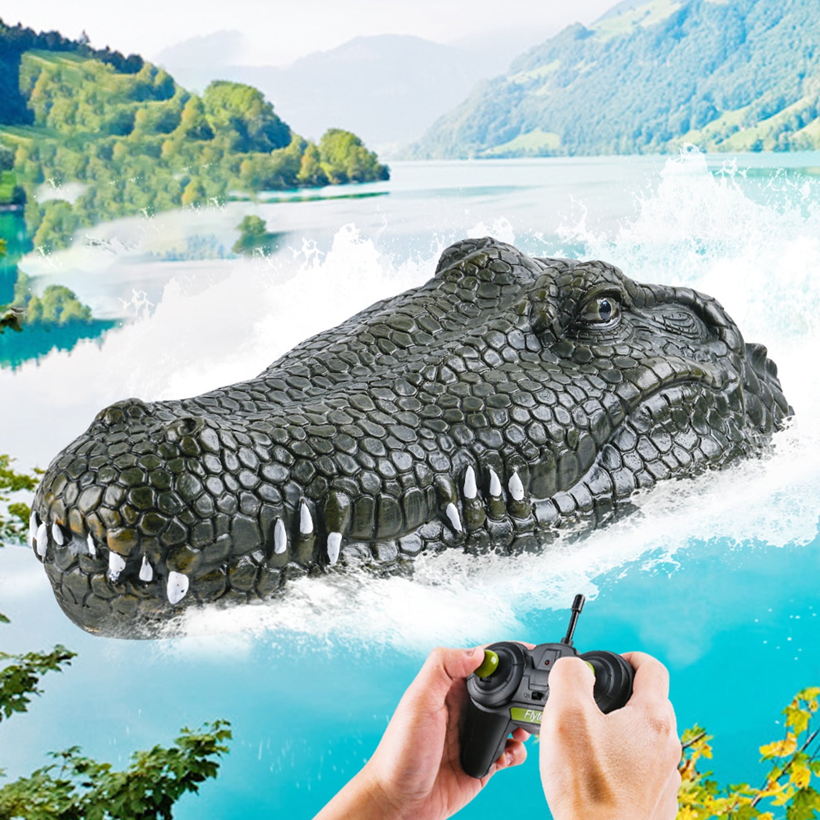 Sioweci 1 Set RC Boat Toy Rechargeable Waterproof Collision-Resistant ...