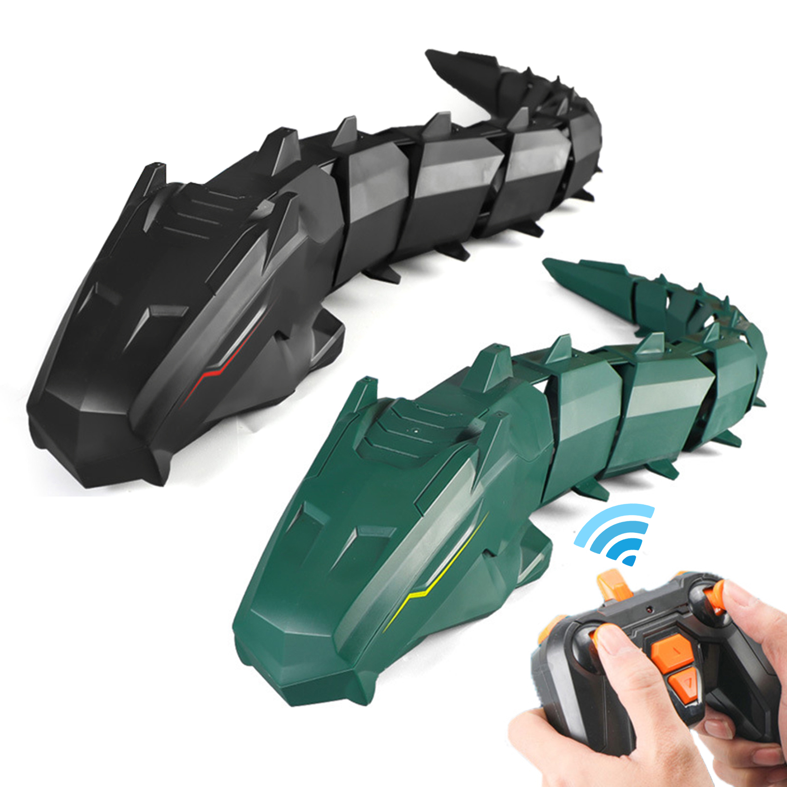 Sioweci 1 Set Remote Control Mechanical Snake Waterproof Rechargeable ...