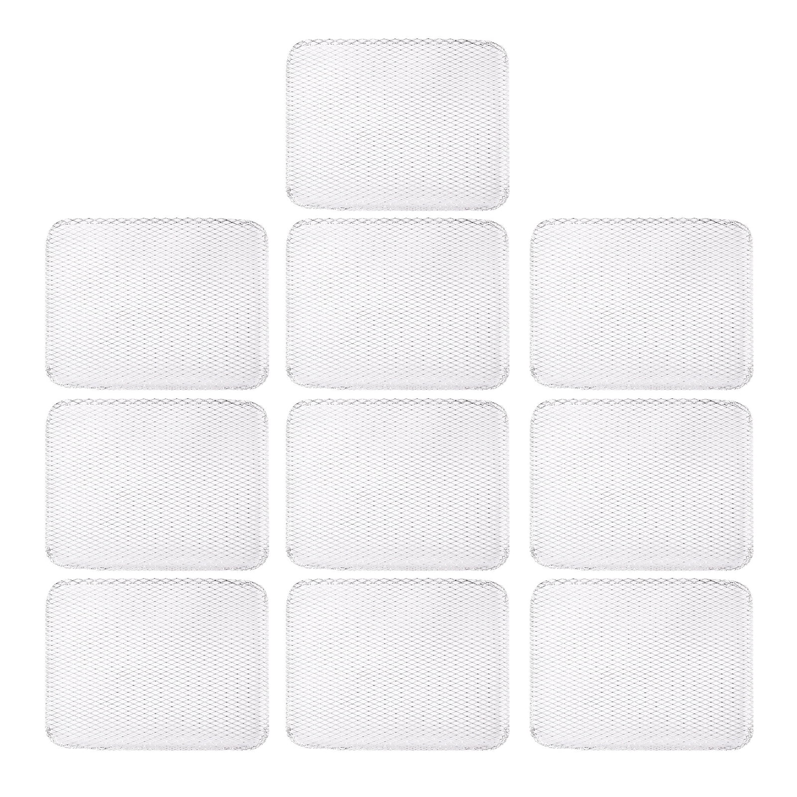 Sioweci 10 Pcs Disposable Grill Toppers Aluminum Grill Topper Sheets 12 ...