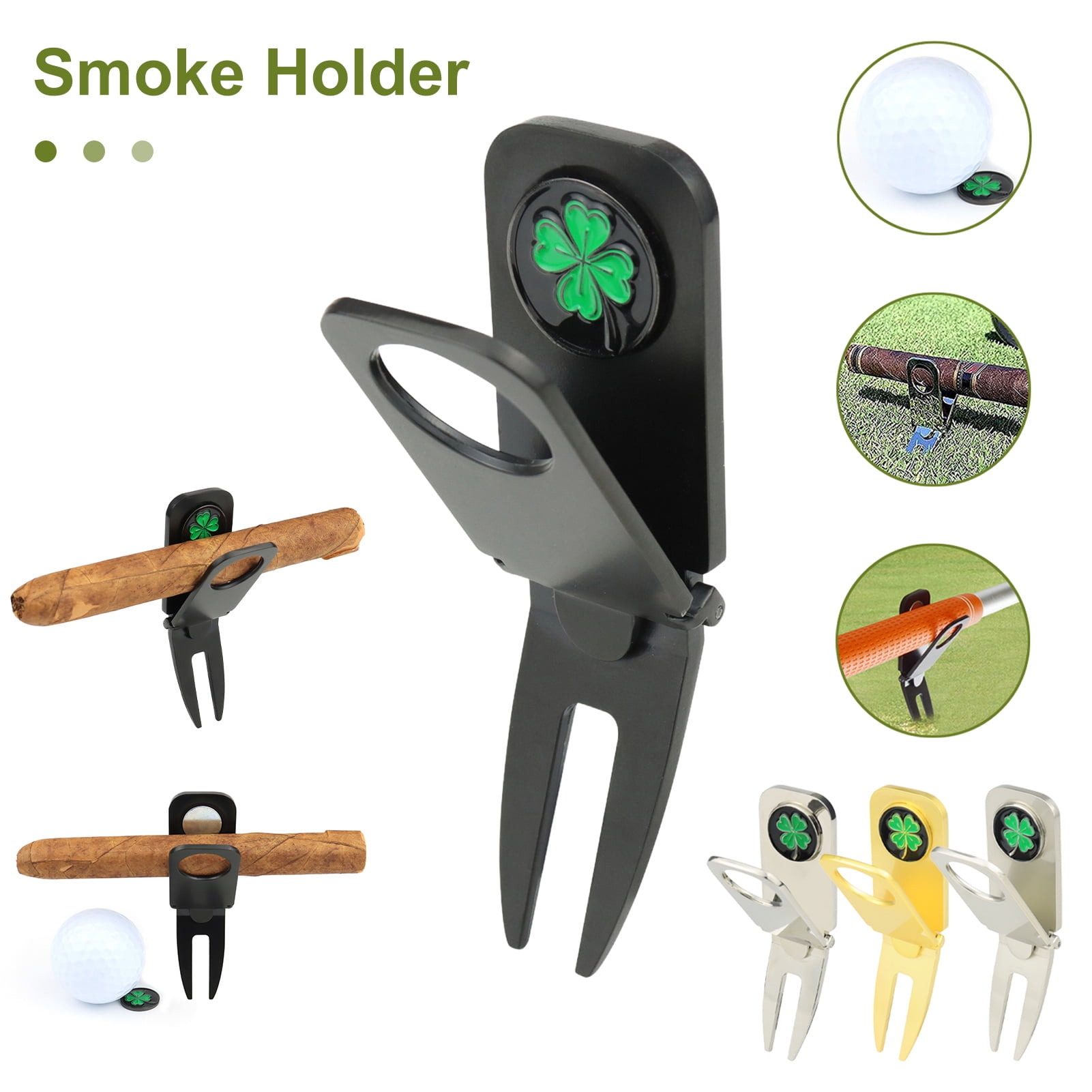 Sioweci 1Pc Golf Cart Smoke Holder Magnetic Smoke Clip Minder Clamp 6 ...