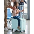 Sioweci 20 Inch Kids Ride-On Luggage,Hardshell Carry-On Suitcase,Fun ...