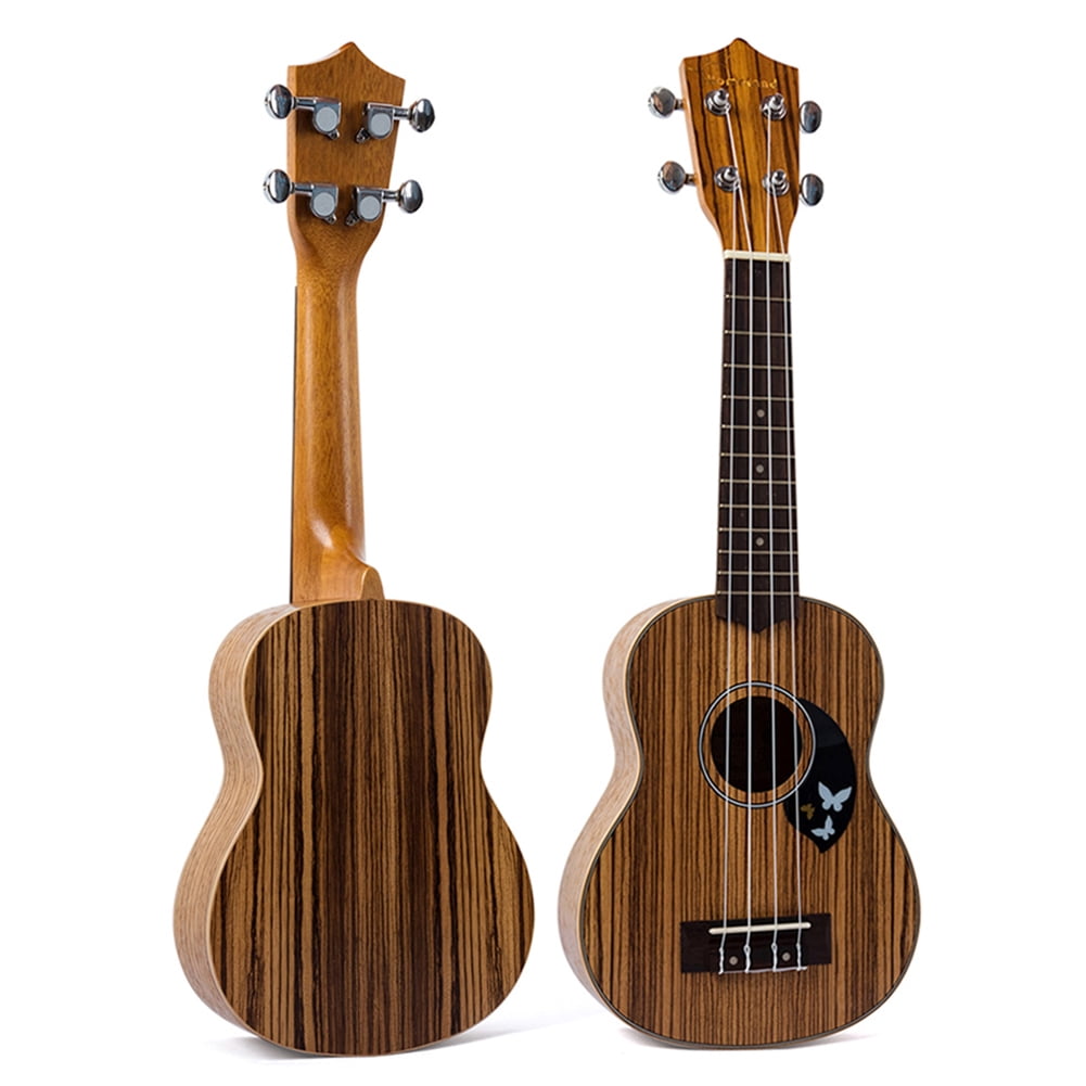 Sioweci 21 Inch 4 Strings Laminated Wood Ukulele Small Guitar Acoustic ...