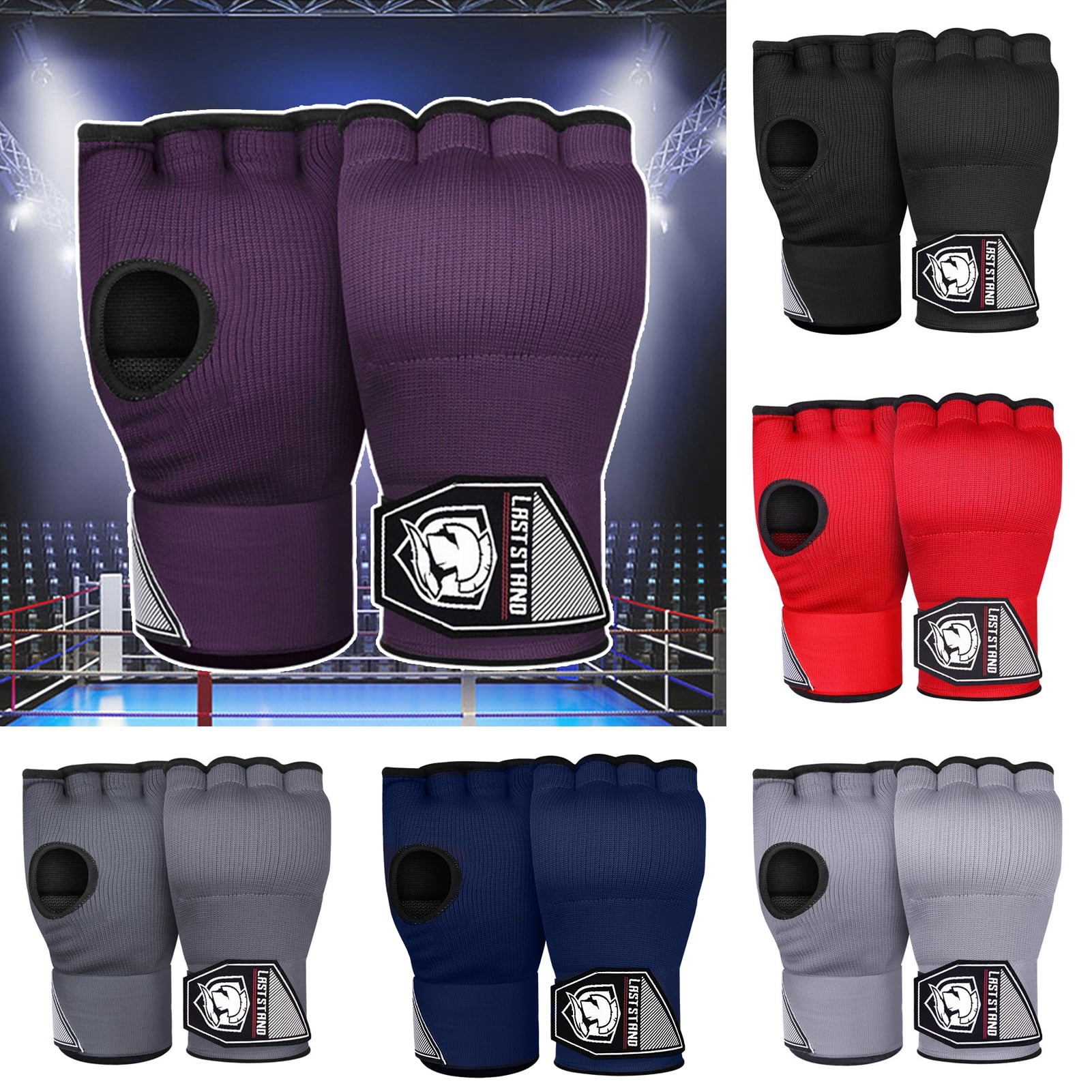 Sioweci 2Pcs Gel Boxing Gloves Super Soft Ultra-Thick Shock-absorbing ...