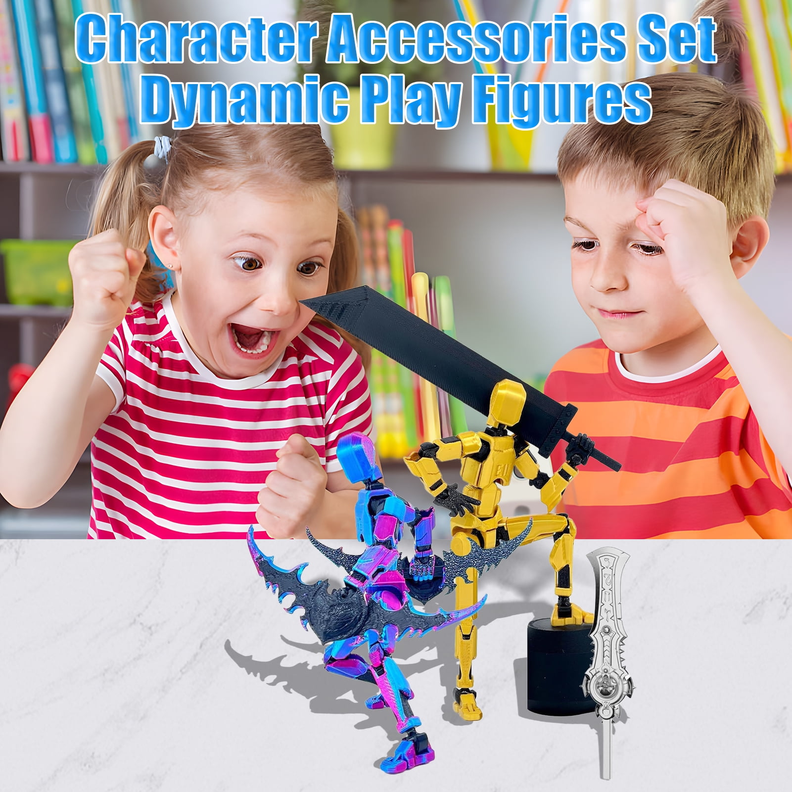 Sioweci 3D Printed Action Figure DIY Assembly T13 Lucky Action Figurine ...