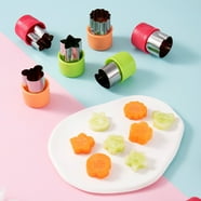 BETTERLIFE 12pcs Steel Fruit Vegetable Cookie Shape Cutter Set Kid Mini ...