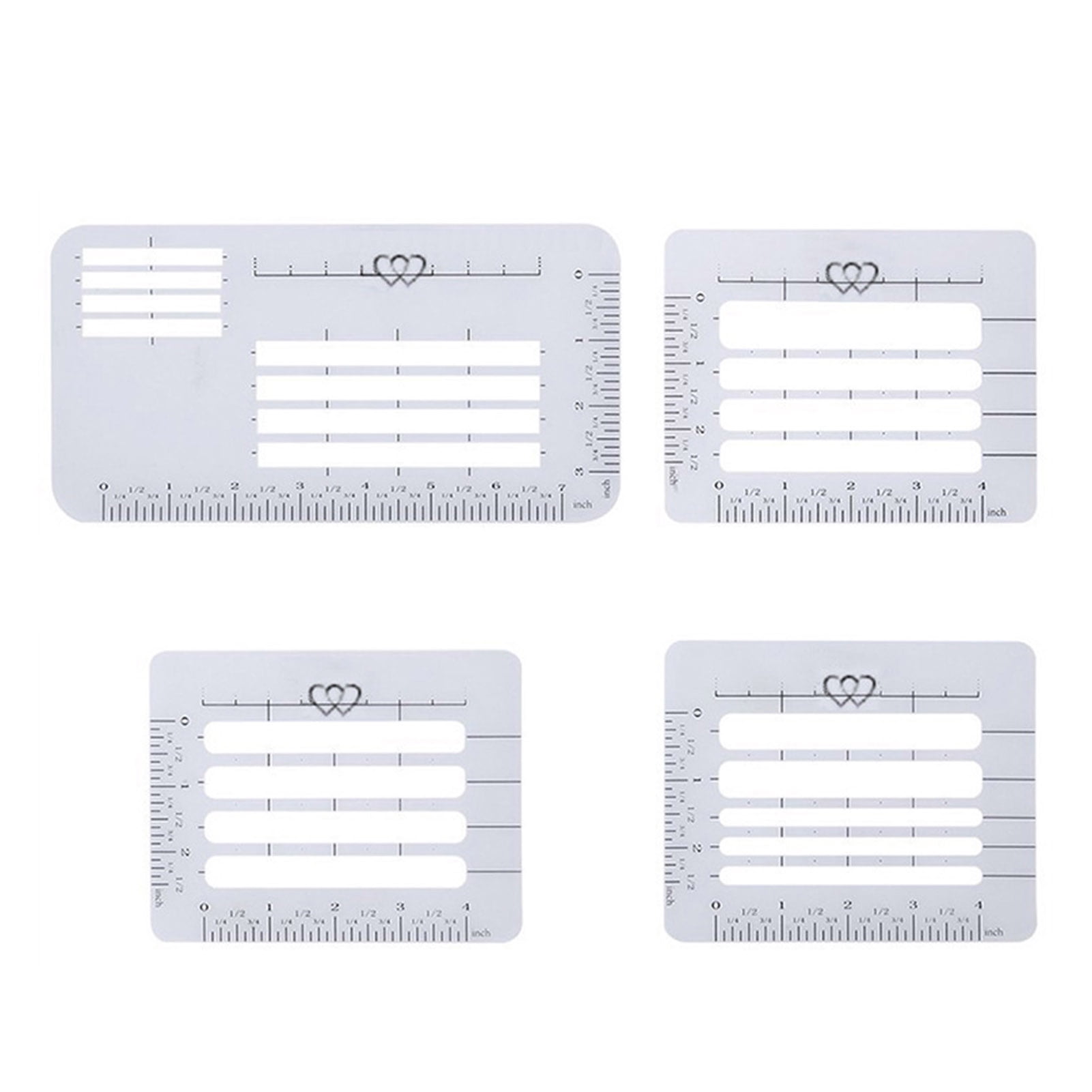 Sioweci 4Pcs Envelope Templates Envelope Addressing Guide Stencils ...