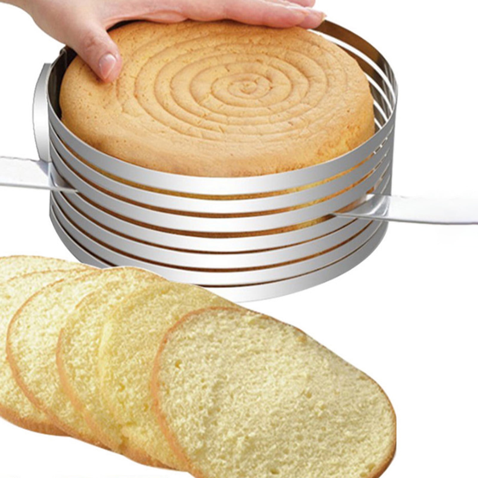 Sioweci 6-8 lnch/9-12 lnch Cake Slicer 7 Layer Food Grade Easy to Clean ...