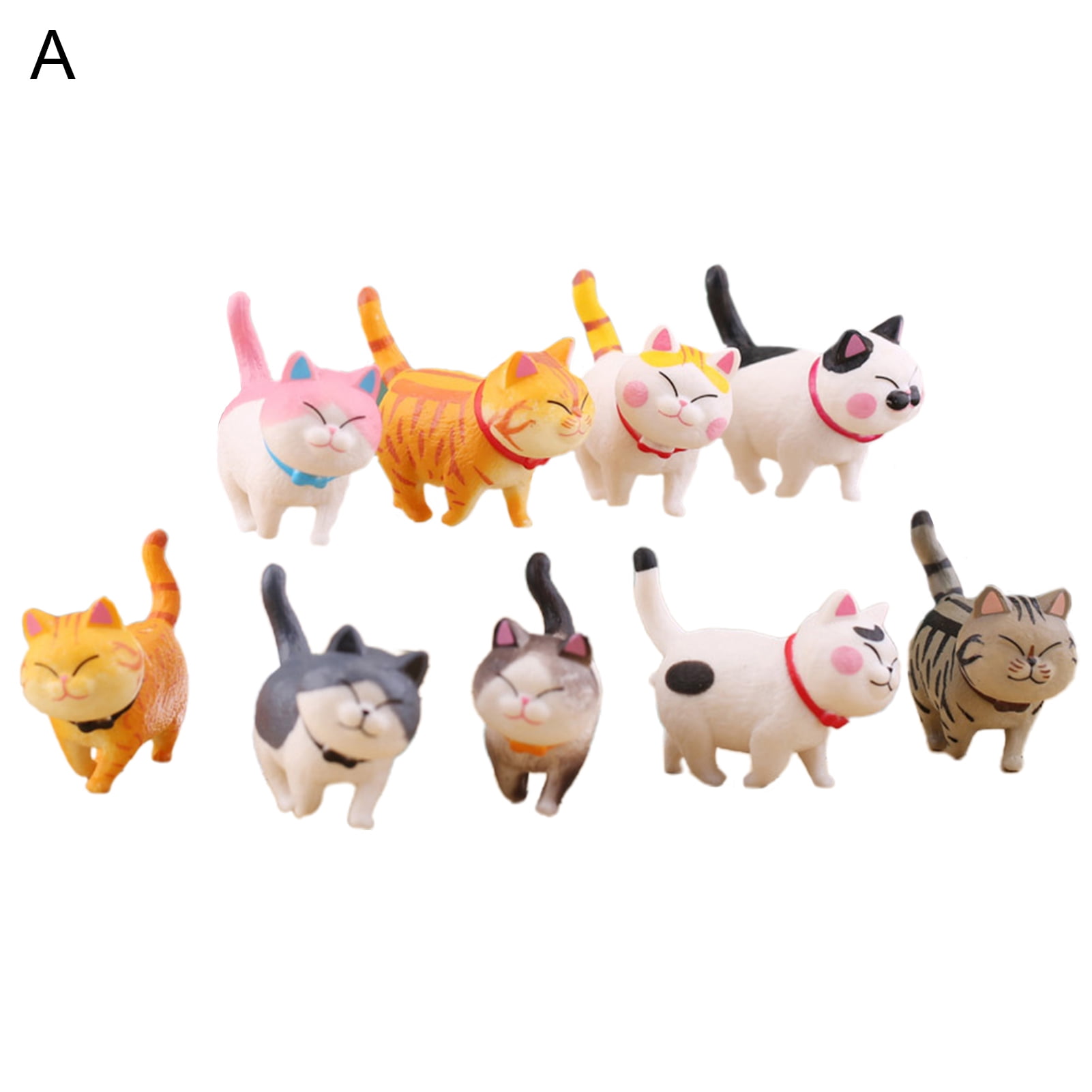 Sioweci 9Pcs/Set Lovely Model Figure Nine Styles PVC Anime Chis Sweet ...