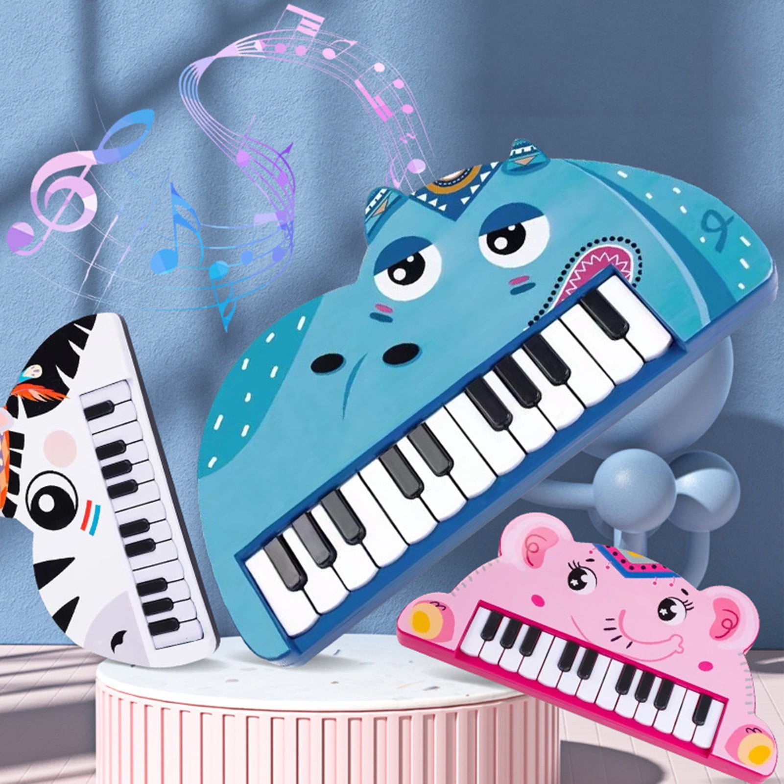 Sioweci Animal Piano Toy Fun Educational Musical Instrument Enhance ...