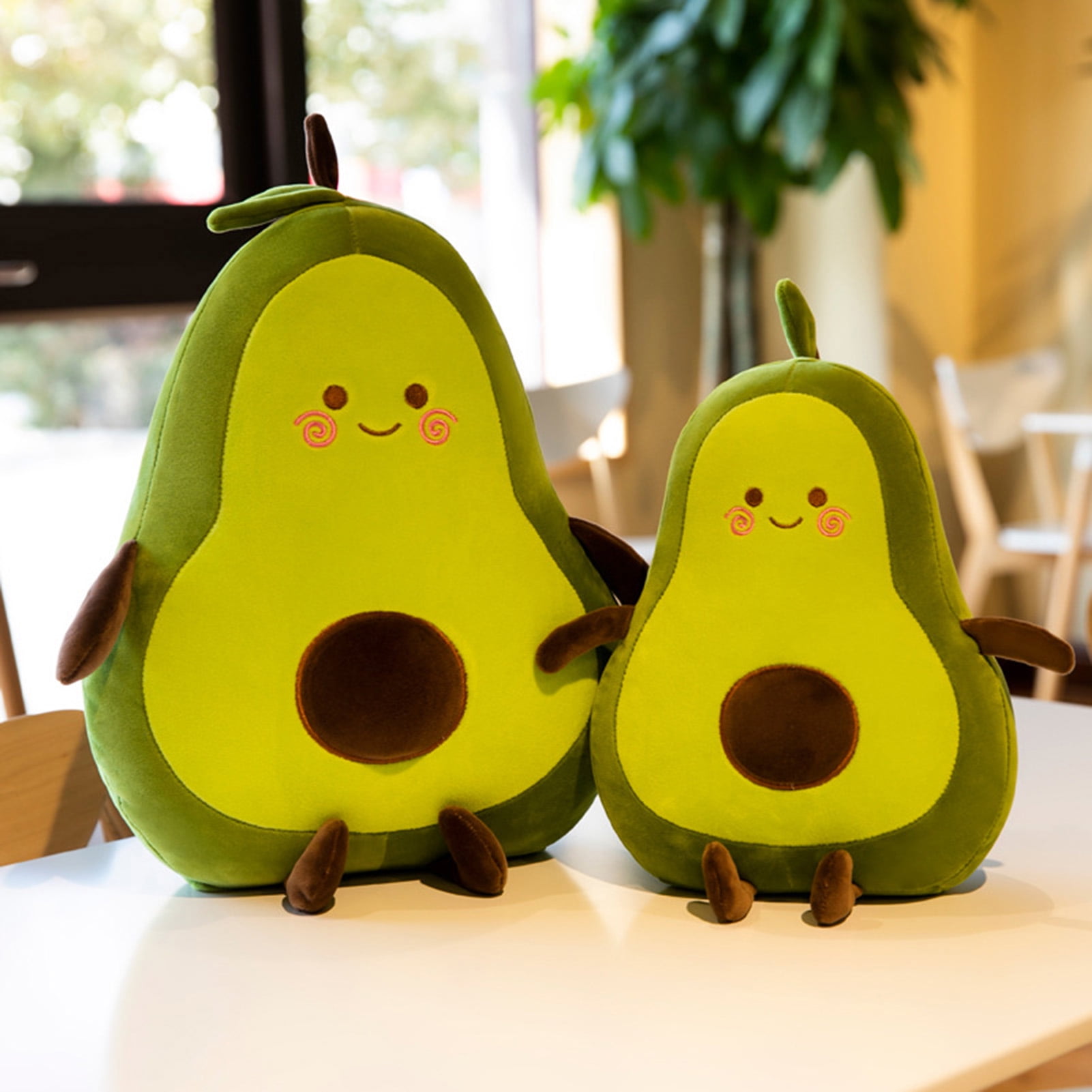 Sioweci Avocado Plush Toy Fluffy PP Cotton Lovely Doll Plushies Appease ...